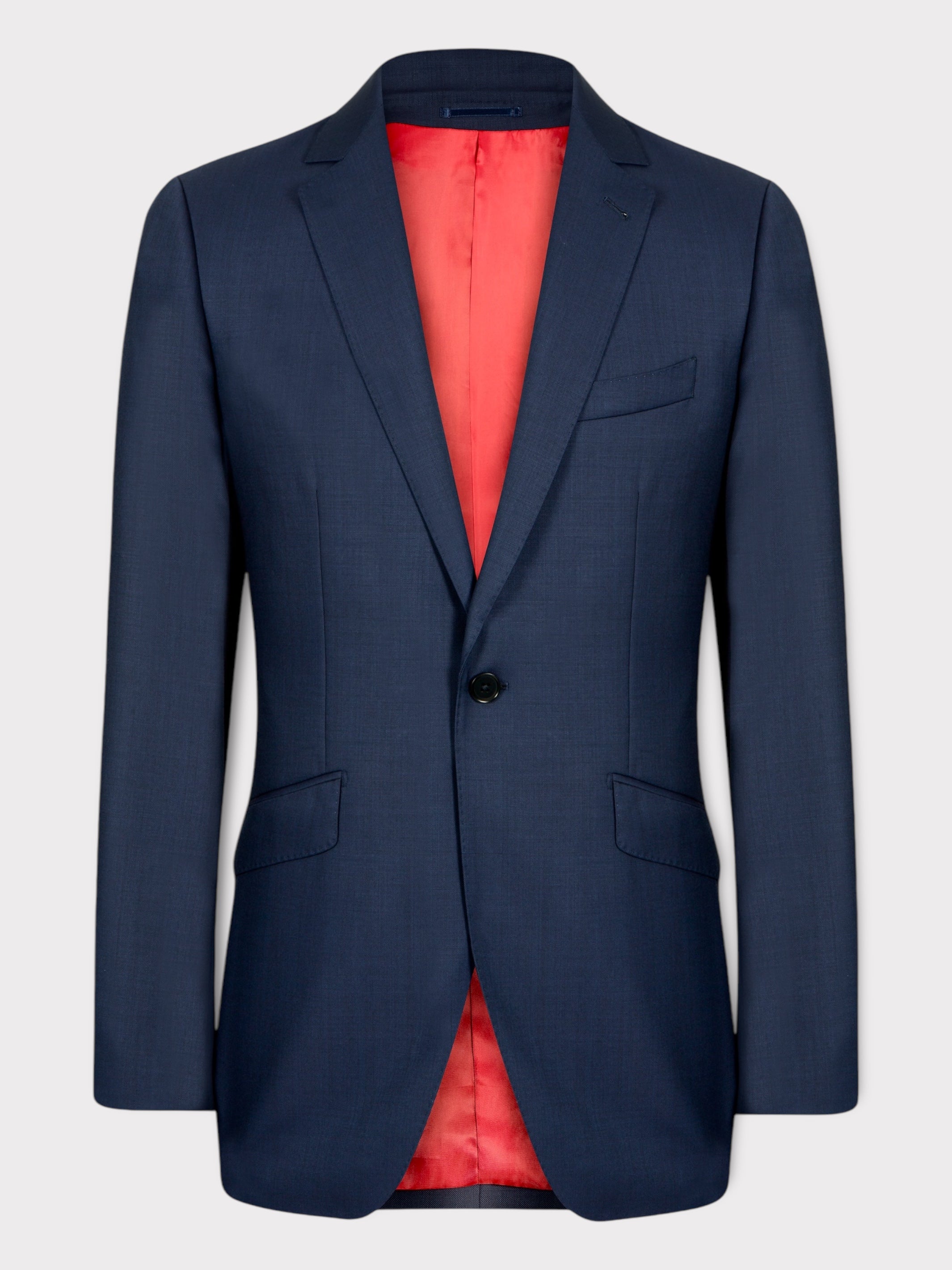 Tailored Dark Blue Sharkskin Suit – MARK MARENGO BESPOKE